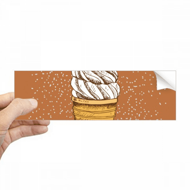 chocolate egg cs ice rectangle bumper sticker notebook window decal ...