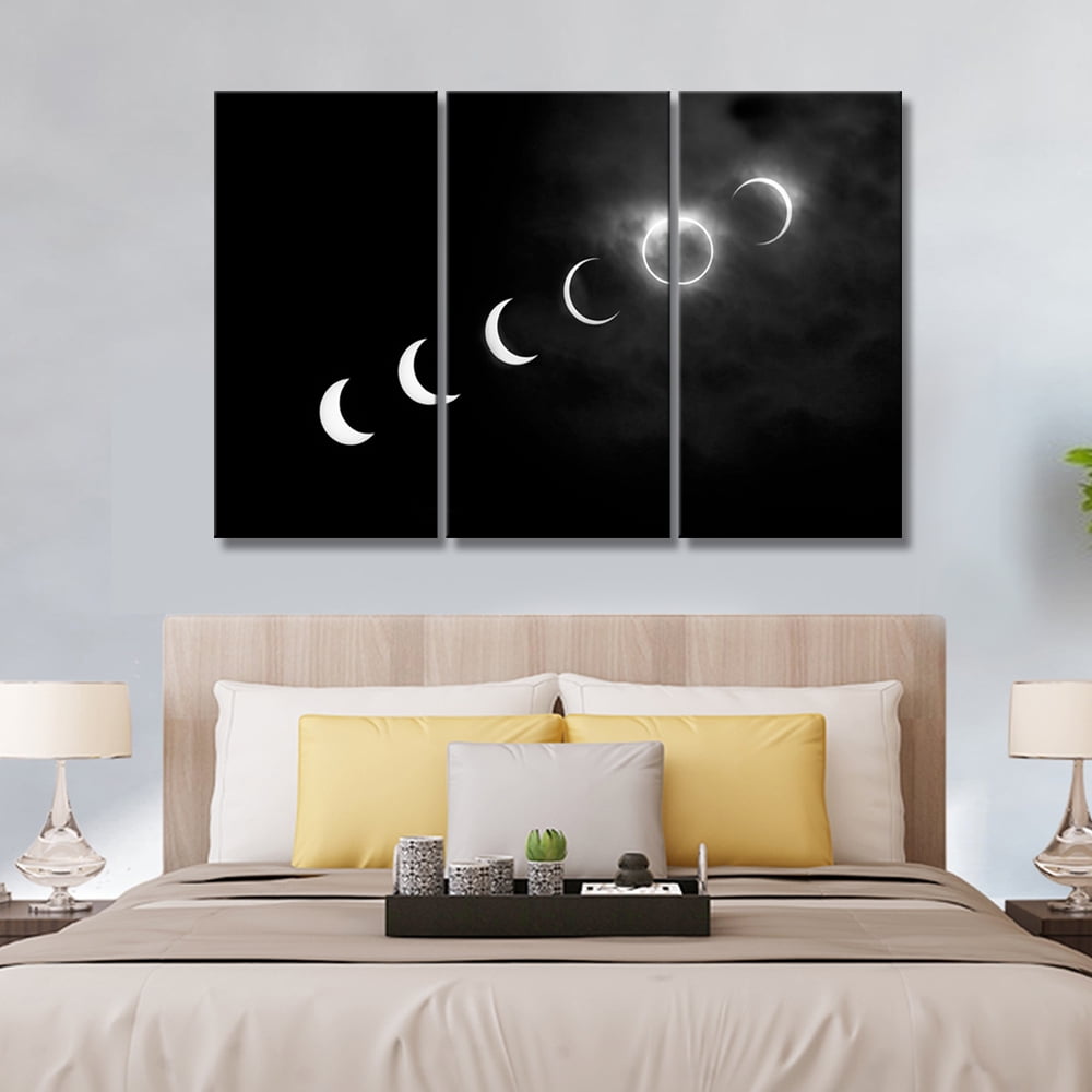 TISHIRON 3PCS Framed Canvas Wall Art Set,60"x40" The Growth Cycle of ...