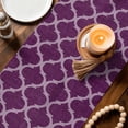 Dark Purple Moroccan Table Runner 72 Inches, Country Abstract ...