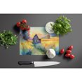 Montana Bitterroot in Watercolor Glass Cutting Board Large 12 in x 15 ...