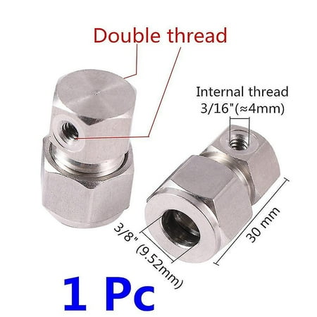 High Pressure Atomization System Non Slip Lock End Cap Connector 3/8 ...