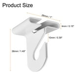 Uxcell Drop Ceiling Hooks Metal T-Bar Track Clip Suspended Drop Ceiling ...
