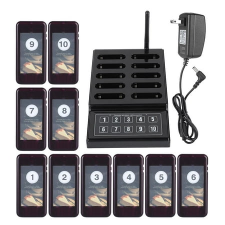 Wireless Pager System Restaurant Queuing Calling System 10 Queuing ...