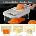 11-in-1 Vegetable Chopper for Kitchen, Food Chopper with Container ...