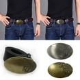 Men’s Waist Belt Buckle Engraved Tree Pattern Belt Metal Buckle ...