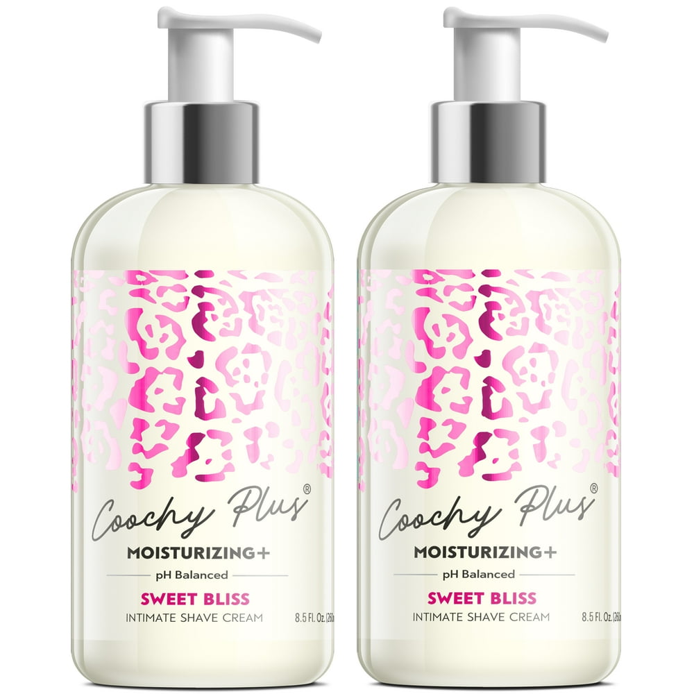 Coochy Plus Shaving Cream - SWEET BLISS 8.5 oz (2-Pack) - Walmart.com ...