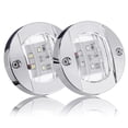 12V Round Marine Boats LED Light Interior Deck Transom Mount Lamp ...