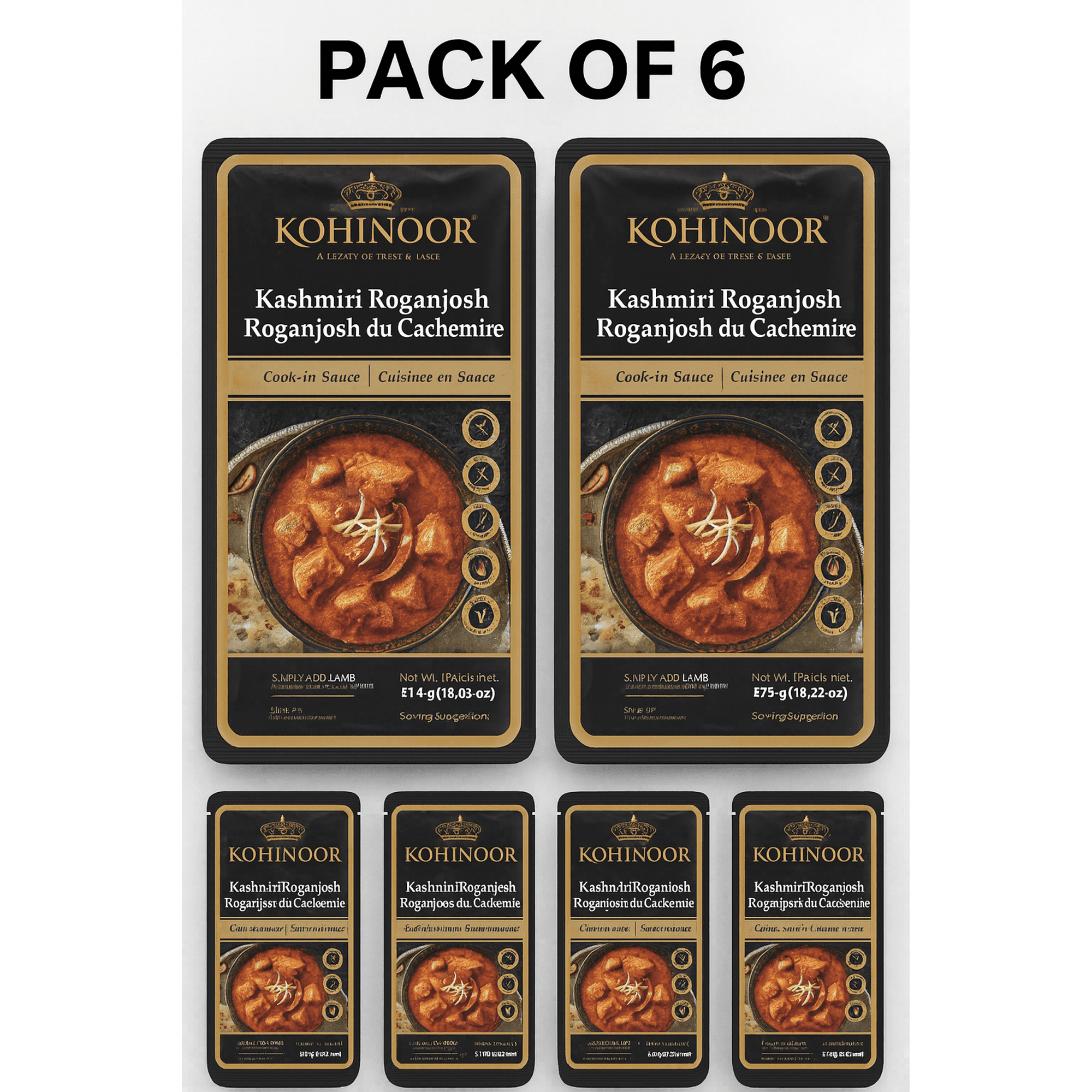 Click here for Kohinoor Kashmiri Rogan Josh - Cooking Sauce  Pack... prices