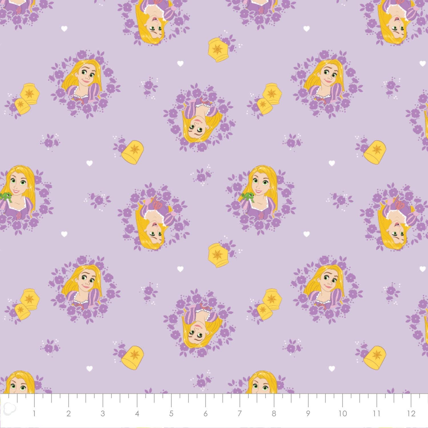 Disney Forever Princess Rapunzel Wreaths in Light Purple Fabric by The ...