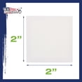 U.S. Art Supply 2" x 2" Mini Professional Primed Stretched Canvas 72 ...