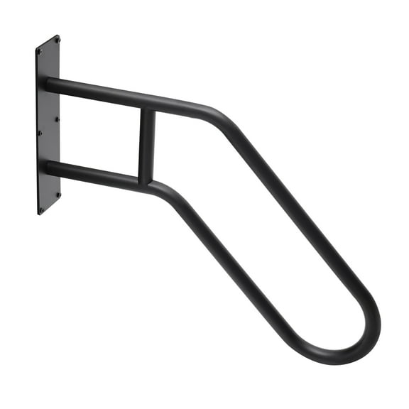 BENTISM Wrought Iron Handrail Stair Railing Fit 3 Steps Adjustable Hand ...