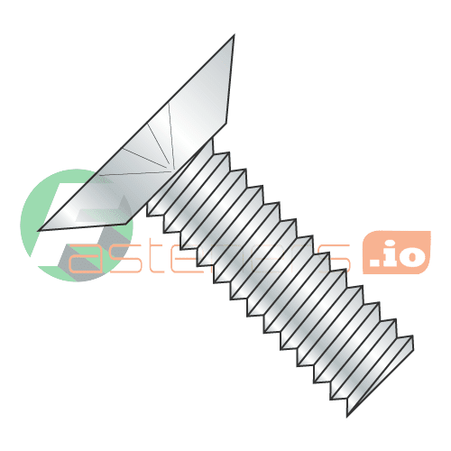 4-40 x 3/8" Machine Screws / Phillips / Flat Undercut Head / Steel ...