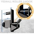 Yes4All Roller J-Hook Barbell Power Rack - Max Load 500lbs - Walmart.com