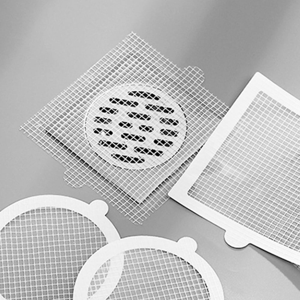 Self-Adhesive Floor Drain Stickers Shower Drain Cover Hair Catcher for ...