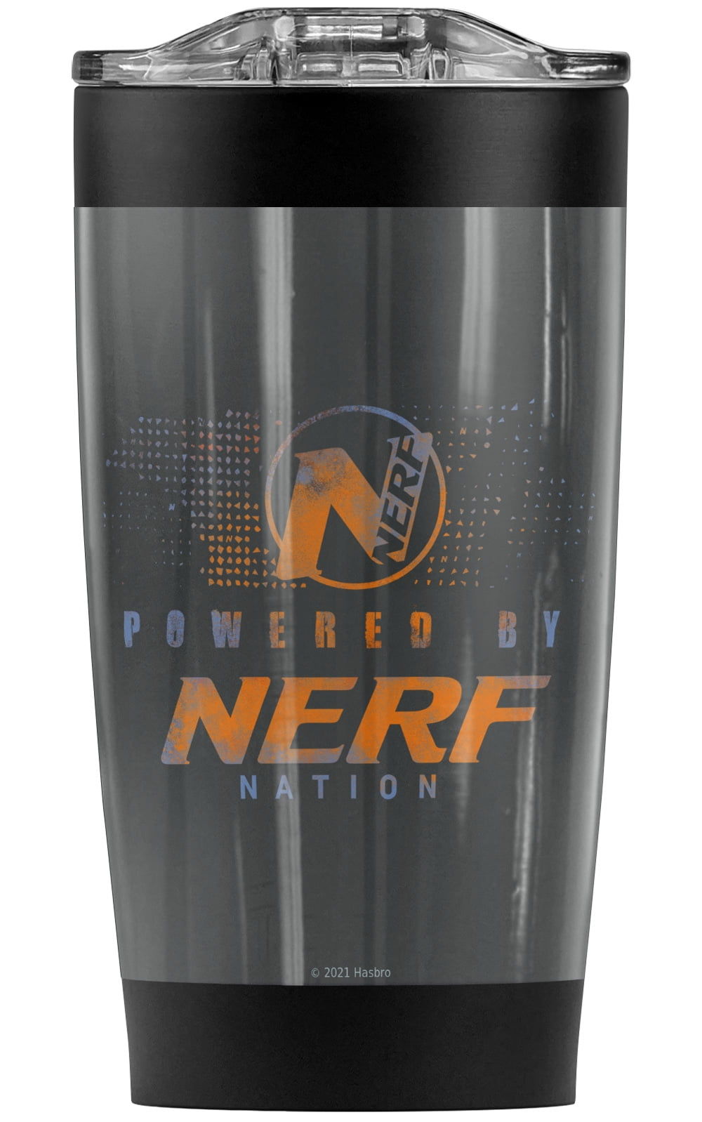 Nerf/Powered By Nerf Nation Stainless Steel Tumbler 20 oz Coffee Travel ...