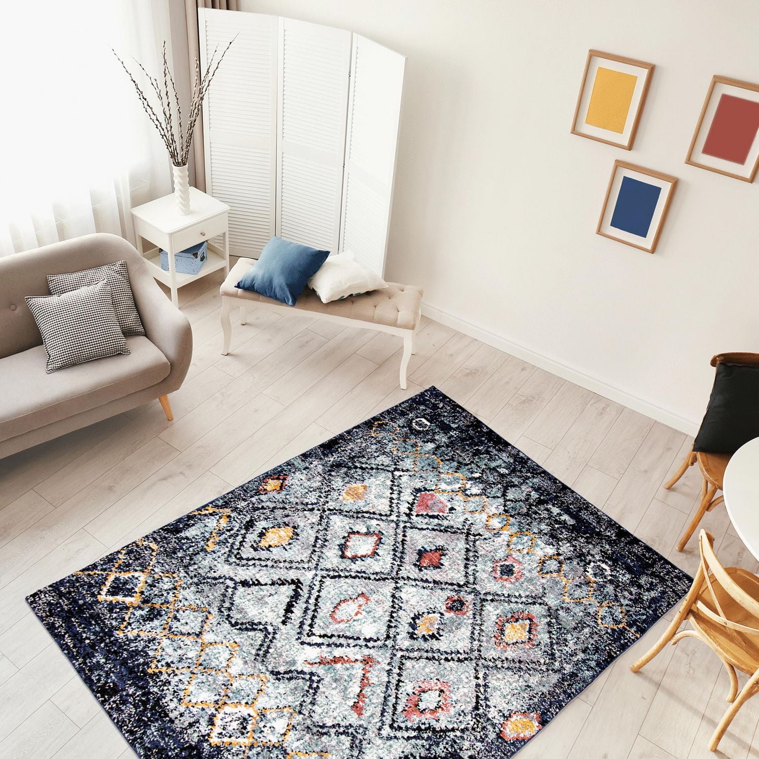 Click here for Ecarpet Morrocan Area Rug Boho Chic Carpet For Liv... prices