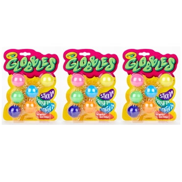 Crayola Globbles Sticky Squishies Balls, Non-Toxic Modeling Compound, 3 ...