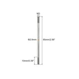 M3x65mm 304 Stainless Steel Push Rod Double End Threaded Rod for DIY ...
