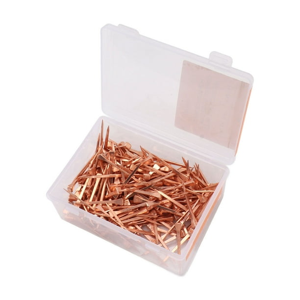 250Pcs Copper Plated Horseshoe Nails - Durable, Improve Horse Hooves ...