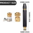 High Pressure Power Washer Nozzle With Metal Connector Set,Home Car ...