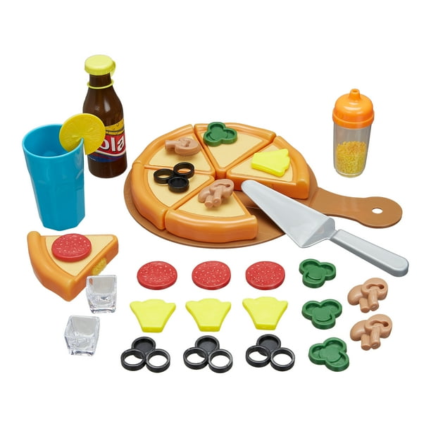 Spark Create Imagine Pizza Play Food Set, 34 Pieces - Walmart.com ...