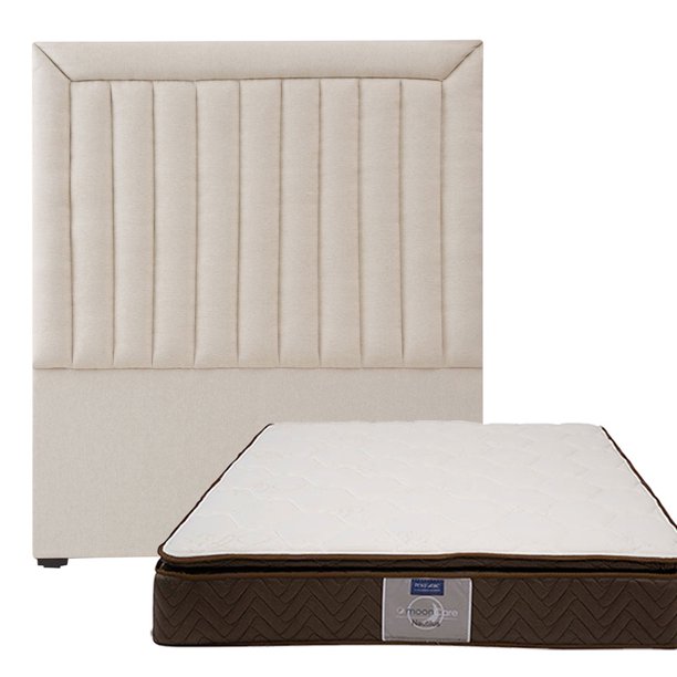 Colchón Individual + Cabecera Olmez Restonic DICASA Nautilus | Bodega Aurrera en línea