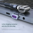 USB Type-C Magnetic Adapter 100W fast charging For Laptops Phone Tablet ...