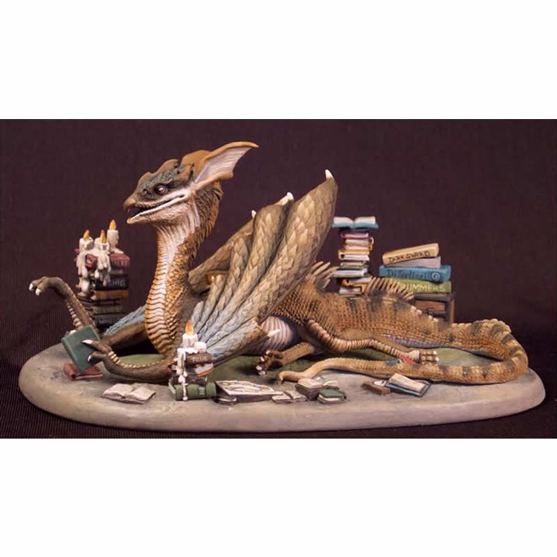 Book Wyrm Dragon Diorama Set Miniature Diterlizzi Masterworks Dark ...