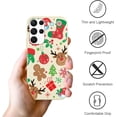 Christmas Beige Print Phone Case for Samsung Galaxy A36 6.64 ...