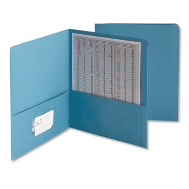 Smead Two-Pocket Folder, Textured Paper, Assorted, 25/Box -SMD87850 ...