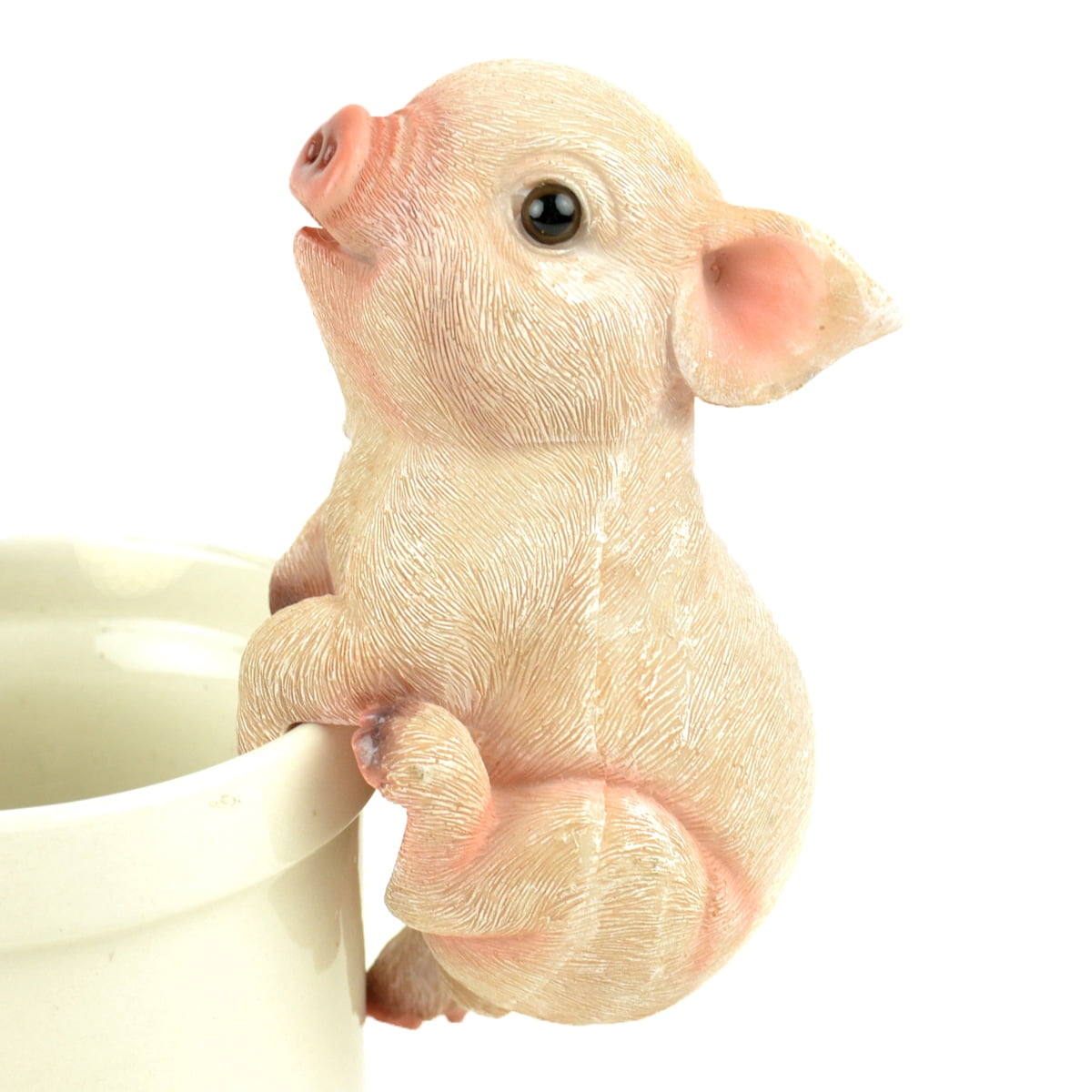 6" Pig Plant Buddy - Pot Hanger - Plant Hugger - Garden Decor - Walmart.com