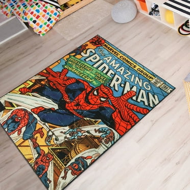 Marvel Spider-Man Mask Printed Area Rug | 52 x 35 Inches - Walmart.com