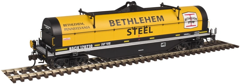 Atlas HO Scale 42' Coil Steel Car/Fishbelly Side Sill Bethlehem Steel ...