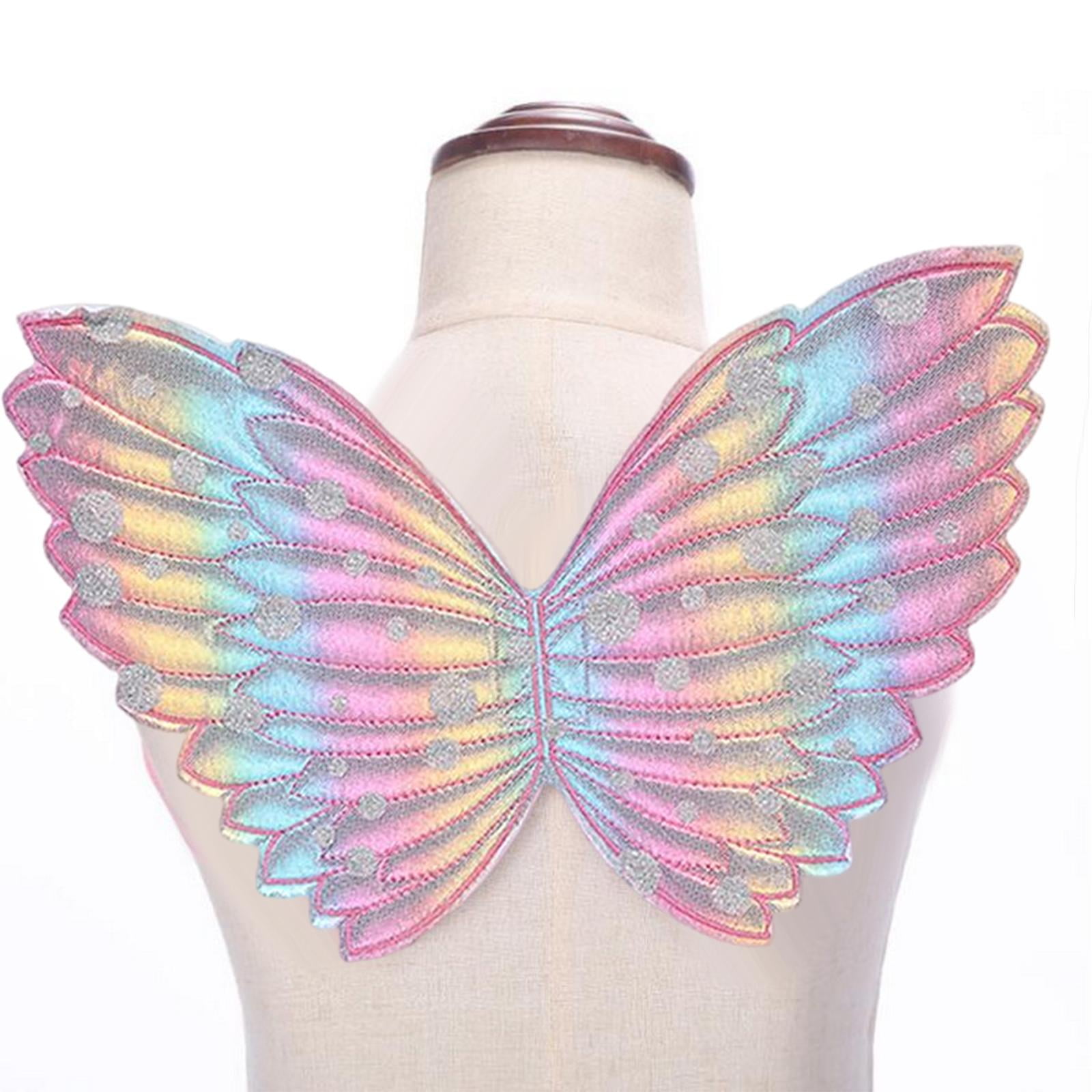 Princess Fancy Dress Set Cherub Prop Butterfly Wing Dress up Niñas Alas ...