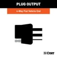 Curt Manufacturing - 56484 - T-Connectors - 612314564842 Fits select ...