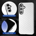 for Samsung Galaxy S25 Case, Dual-Layer Hard Shell, Silicone Phone Case ...
