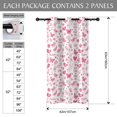 Butterfly and Bird Pink Pattern Blackout Curtains,Triple Weaved Fabric ...