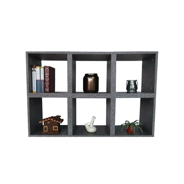 Librero Modular con Cubos, Estante De Cubos DECOMOBIL 6CUBOS-G | Bodega Aurrera en línea