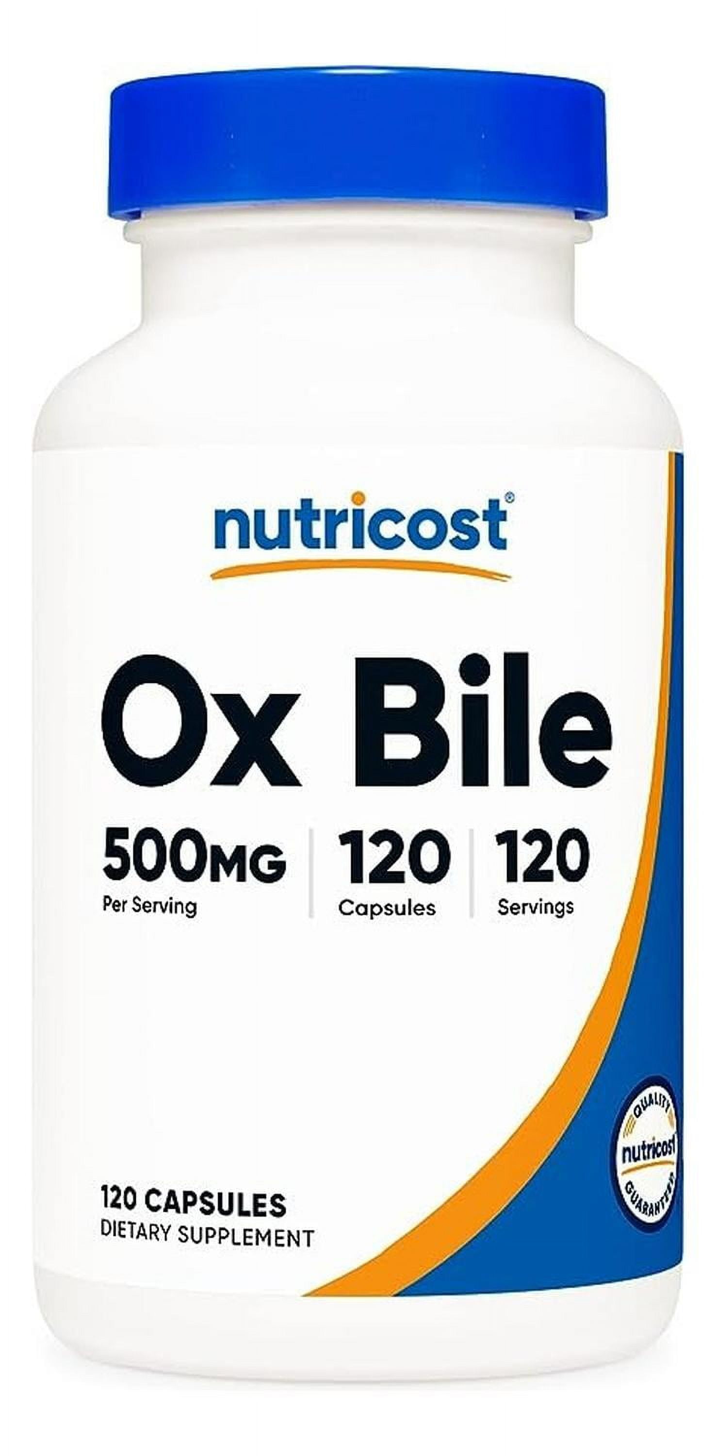 Ox Bile- De Bilis De Buey 500 Mg -ayuda Digestión 120u | Walmart en línea