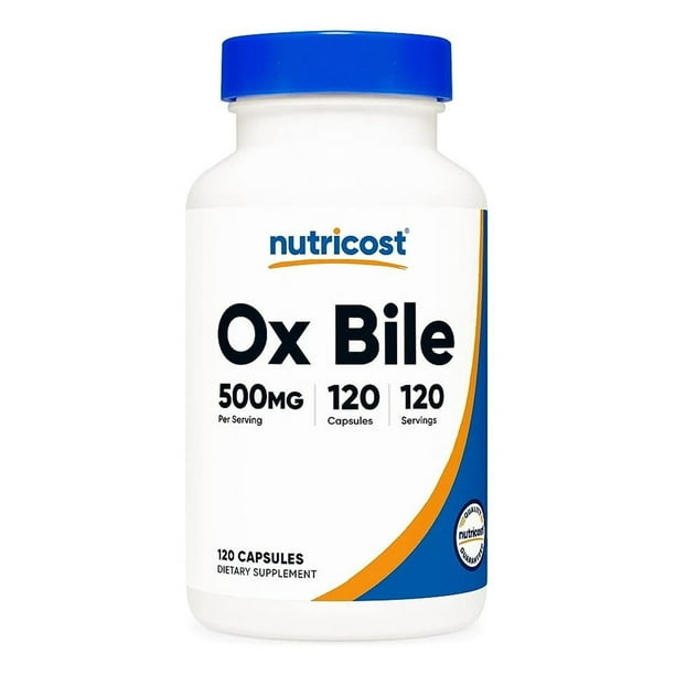 Ox Bile- De Bilis De Buey 500 Mg -ayuda Digestión 120u | Bodega Aurrera ...