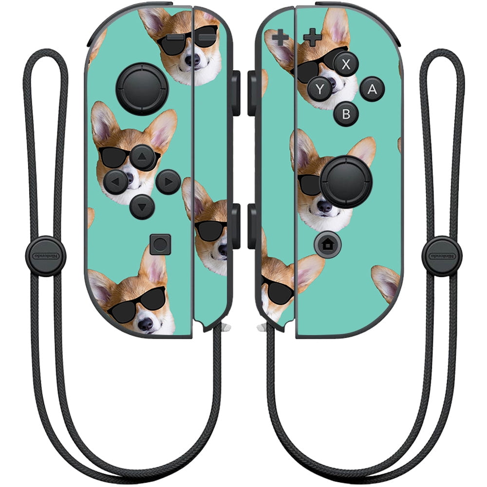 Skin Decal Wrap Compatible With Nintendo Joy-Con Controller Cool Corgi ...
