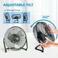 BEYOND BREEZE 9 inch High Velocity Industrial Tabletop and Floor Fan, 3 ...