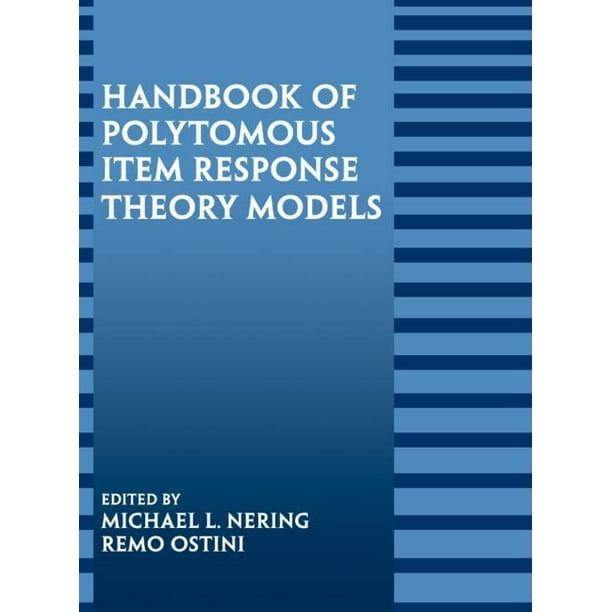 Handbook of Polytomous Item Response Theory Models (Hardcover) - Walmart.com