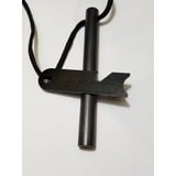 HUGE 1/2" x 5" Ferrocerium Rod Flint Stone Striker Fire Starter w ...
