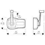 Uflex B89 Single Side Mount Control Box, White - Walmart.com