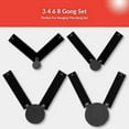 Steel Target Hangers for Gongs - Chains and Rubber Shooting Straps ...