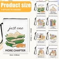 8 Pcs Book Sleeve with Zipper and Pocket, Book Club Gift Book ...