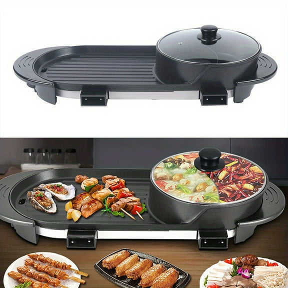 Lumin Compact and Multipurpose Electric Grill with Smoke Infusion ...