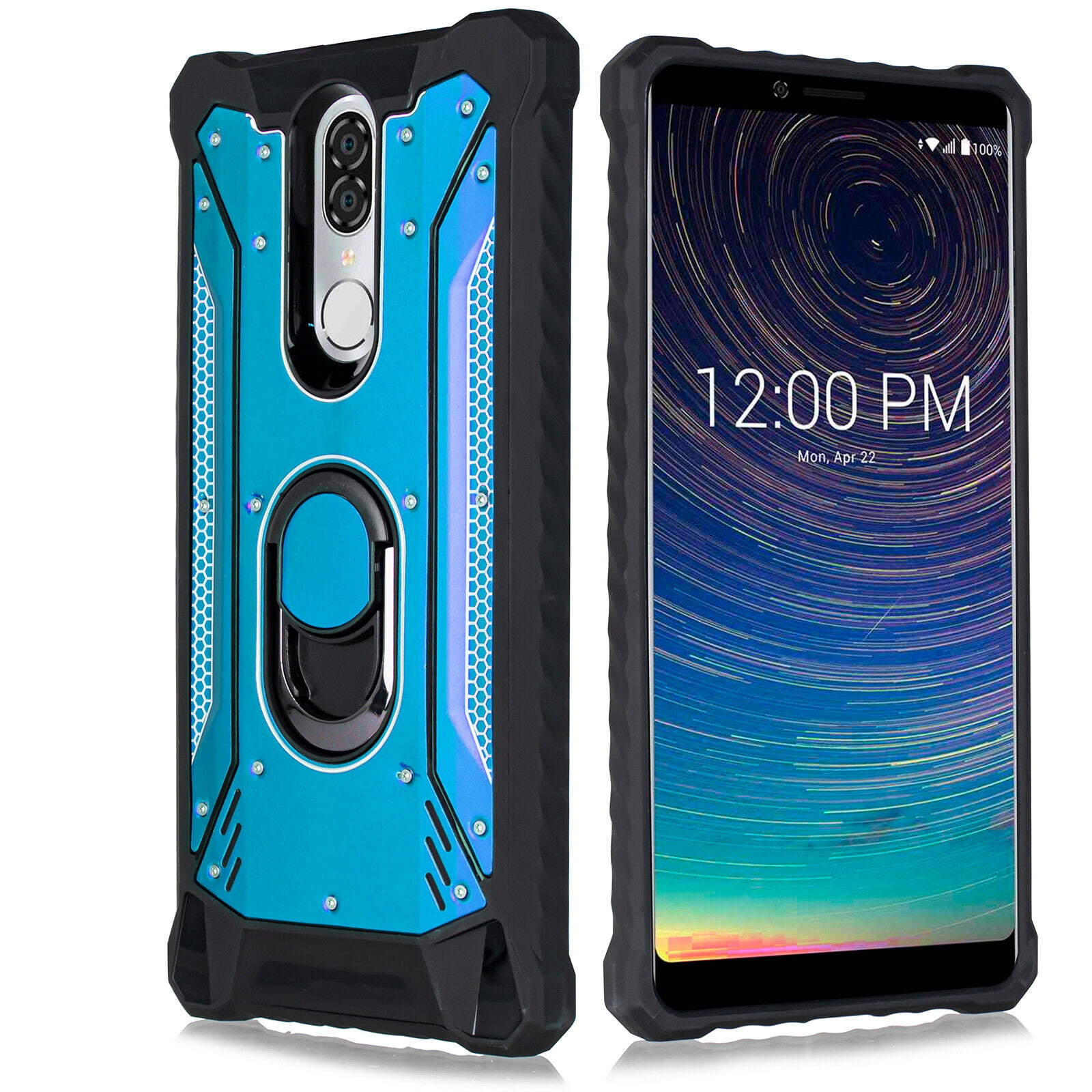 for Coolpad Legacy (Metro PCS) Coolpad Alchemy (T-Mobile) Ring Metal ...