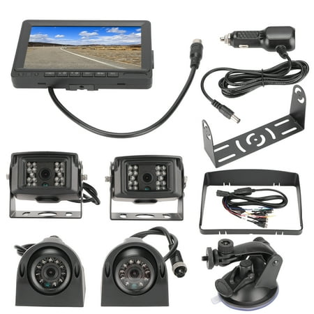 Wired Vehicle Backup Camera System, CCD Sensor IP67 Waterproof Backup ...